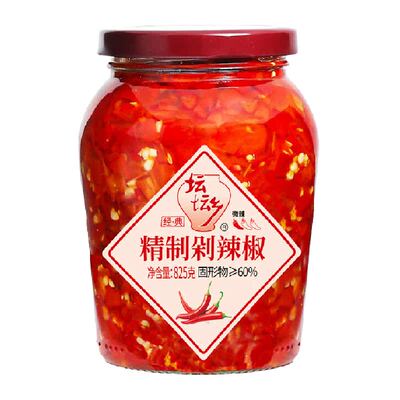 坛坛乡精制剁辣椒825g*1瓶