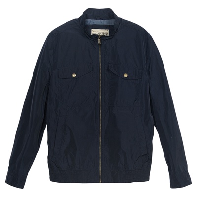 MCS高级感美式休闲净色夹克男士