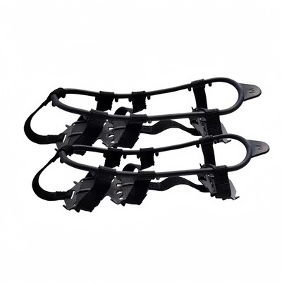 冬天专业冰爪防滑神器钓鱼登山鞋钉链老人雪地靴冰抓鞋套冰面雪爪