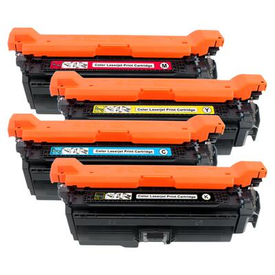 适用惠普M551硒鼓500 M551dn m570dw m575dn墨盒M551n M551xh打印机粉盒M570dn m575fw CE400A 507A彩色晒鼓