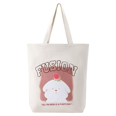 FILAFUSION潦草小狗联名帆布包