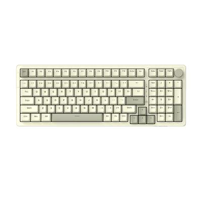 黑爵ak992复古机械键盘有线静音