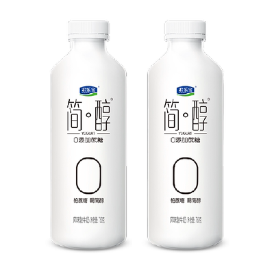 君乐宝简醇0添加酸奶760g×2桶