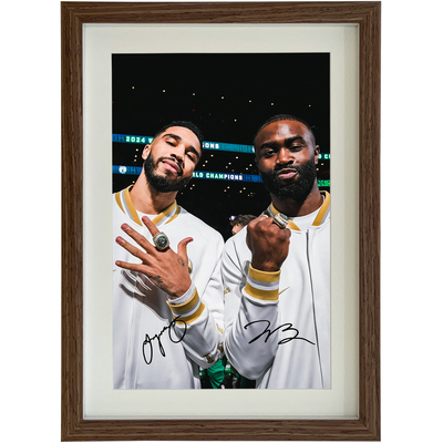 凯尔特人塔图姆杰伦布朗相框挂画摆台NBA篮球海报照片墙装饰画