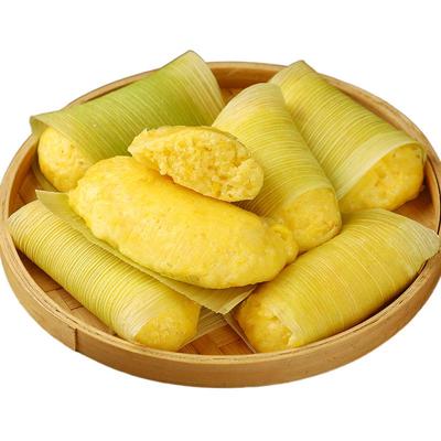 手工玉米粑粑新鲜包制低脂粗粮