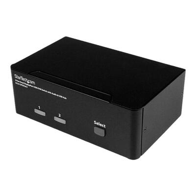 【日本直邮】Startech.com 2端口双显示器KVM切换器4K/60Hz兼容