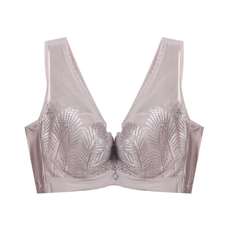 玉姿一族文胸女正品聚拢7712 C杯薄款软钢圈海藻纤维大码新款内衣_虎窝淘