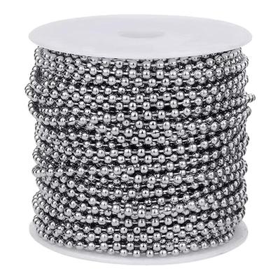 圆珠链线轴金属铁珠链卷装波珠链子吊牌挂绳适合手镯项链DIY制作