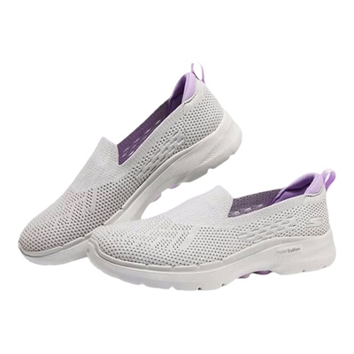 Skechers/斯凯奇正品GOWALK 6代网面女子一脚蹬舒适运动鞋