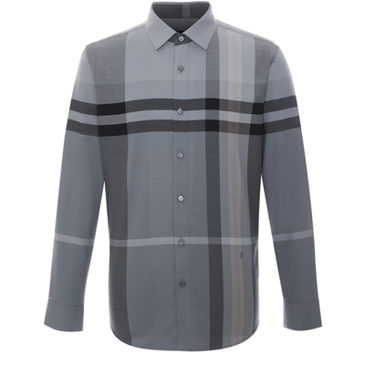 Satchi磨毛格子保暖长袖衬衫