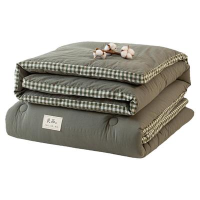 无印良品大豆纤维四季通用被子