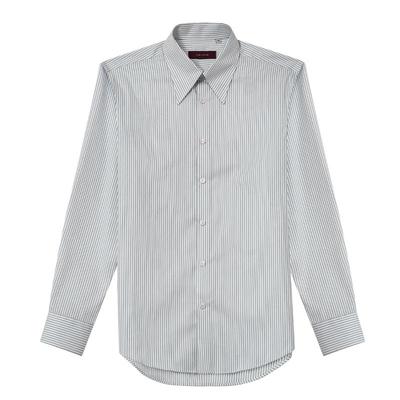 Acmecultum免烫长尖领条纹衬衫