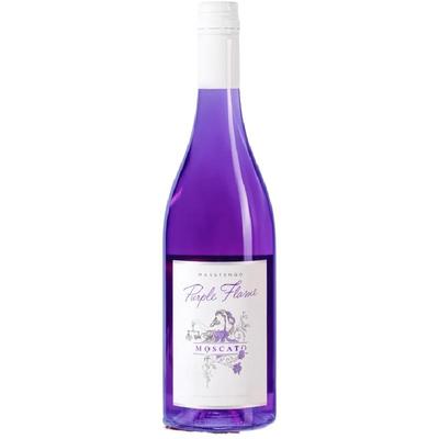 首款紫色葡萄酒！紫焰莫斯卡托甜白葡萄酒 微醺气泡酒