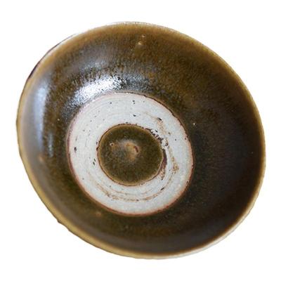 手工拉坯烧制粗陶茶碗复古主人杯