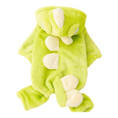 狗狗衣服秋冬新款可爱恐龙装泰迪比熊博美小型幼犬保暖宠物四脚衣