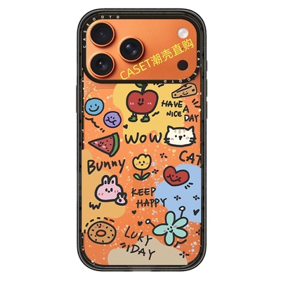 CASE手绘卡通插画涂鸦17promax壳
