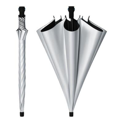 户外轻量银胶碳纤维高尔夫伞