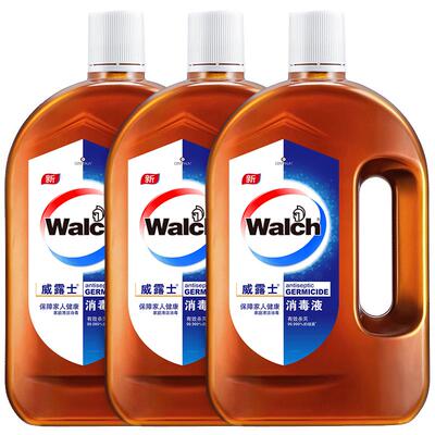【达人专享】威露士消毒液1.2L*3/衣物消毒液3L*3