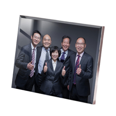 水晶相框摆台定制合照纪念