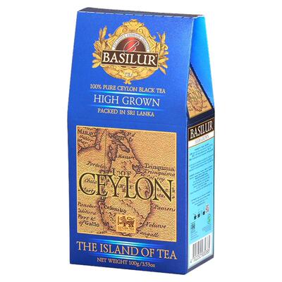 BASILUR宝锡兰红茶高地锡兰红茶100g斯里兰卡红茶 散茶纸盒装