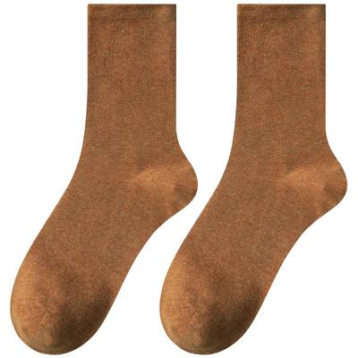 欧蒂爱ins潮女棉袜子秋冬季长筒