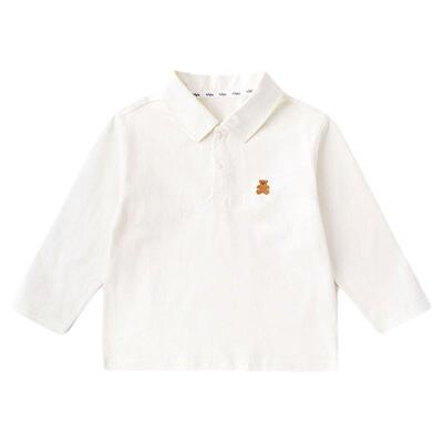 嘟嘟家男童T恤春季儿童白衬衫po