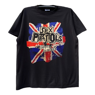 Sex Pistols乐队朋克摇滚风T恤美式复古街头风小众设计感潮牌半袖