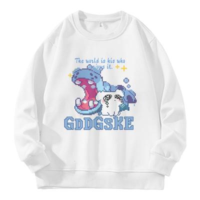 小尼力涂鸦美式圆领卫衣