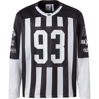 Adidas/阿迪达斯官方正品三叶草男士休闲运动长袖球衣JM4943