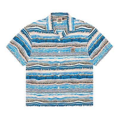 VISION童装 美式街头西海岸经典古巴领短袖衬衫复古aloha男女同款