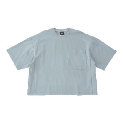 NB女款运动休闲针织上衣口袋T恤