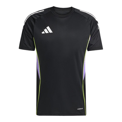 Adidas/阿迪达斯正品新款男黑紫色训练健身经典透气短袖T恤JW4360