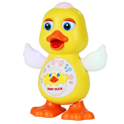 跳舞火红鸭儿童电动唱歌小黄鸭儿童男孩女孩抖音鸭子音乐会动玩具