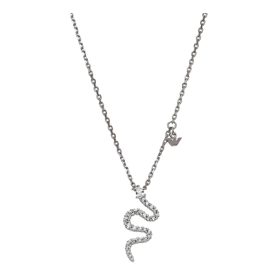 阿玛尼银蛇女士项链925银