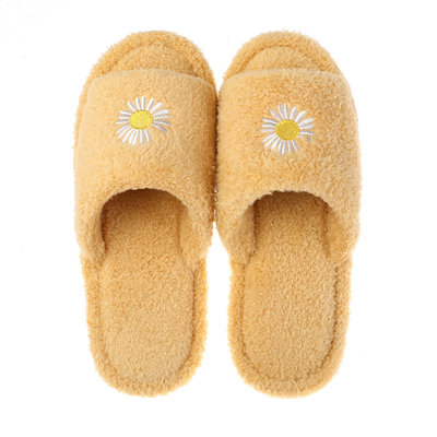 小雏菊防滑网红秋冬新款毛毛拖鞋