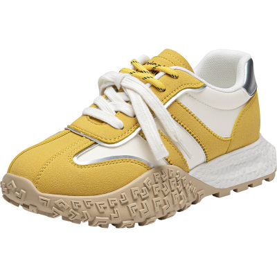 大东官方正品黄色厚底德训鞋百搭
