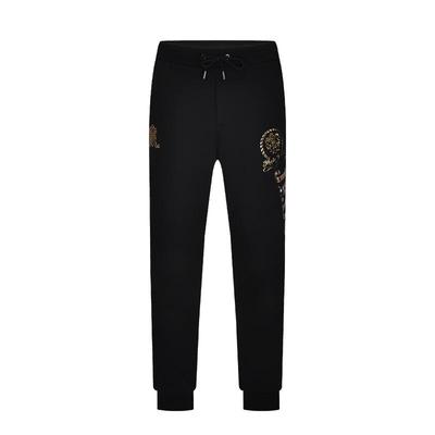 爵迪斯夏季新款刺绣九分针织裤