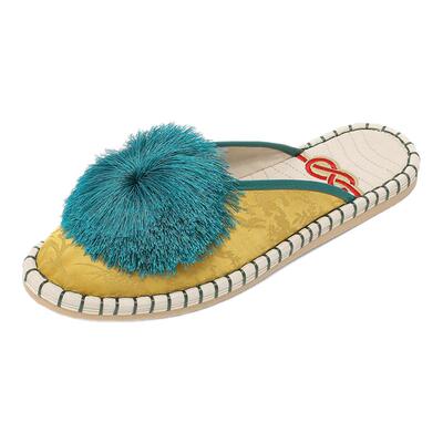 【苍苍】花笙缘蒹葭包头拖