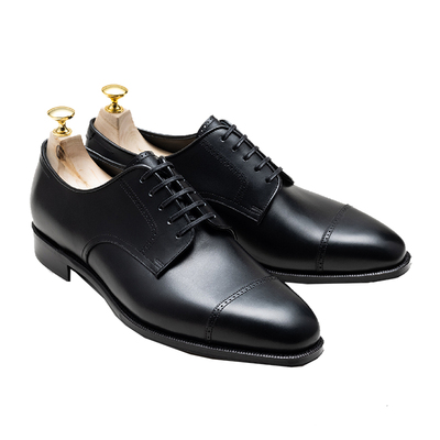 手工固特异三接头布洛克德比鞋