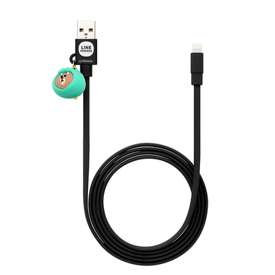 充电传输苹果数据线LINE公仔吊饰