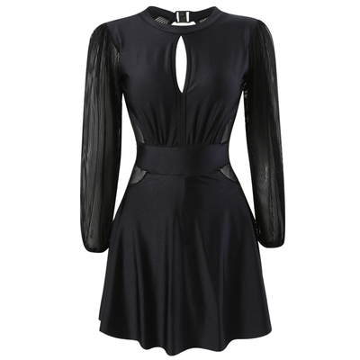 泳衣女连体高级感旗袍风遮肉显瘦