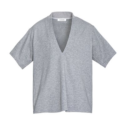 老钱V领空气感短袖T恤