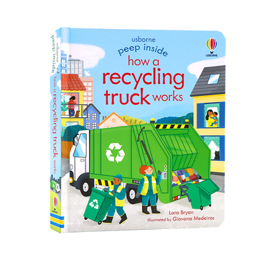 回收车工作原理英文原版绘本