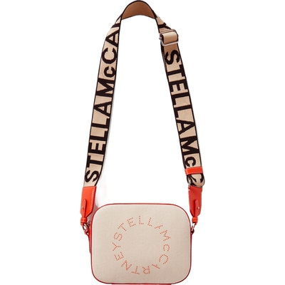 【礼物】Stella Mccartney 女棉质帆布相机包