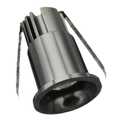 220V12V24V窄边防眩led小射灯3W5W开孔3cm嵌入式客厅天花灯牛眼灯