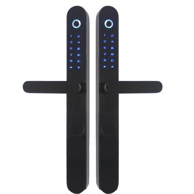 双面指纹锁智能刷卡户外断桥