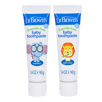 布朗博士无氟防蛀儿童牙膏水果味