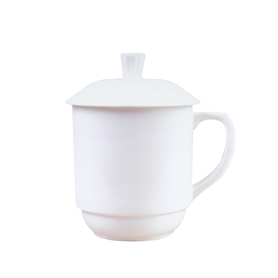 陶瓷杯白定制印字宾馆酒店会议杯