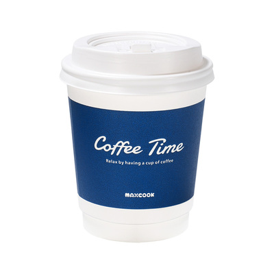 一次性纸杯家用杯子咖啡杯带盖喝水杯商用水杯豆浆杯茶杯热饮冷饮