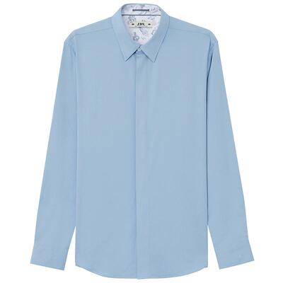JDV春夏新品蓝灰职场通勤衬衫